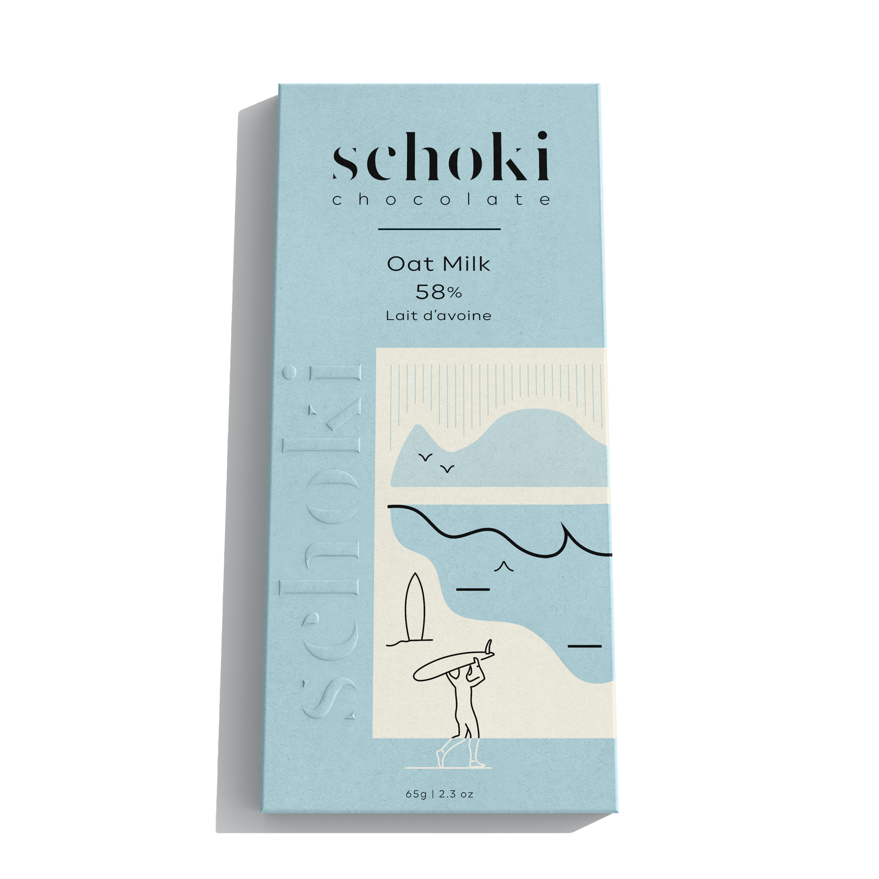 Oat Milk 58% with organic crispy rice [12 bars] – Schoki Chocolate ...